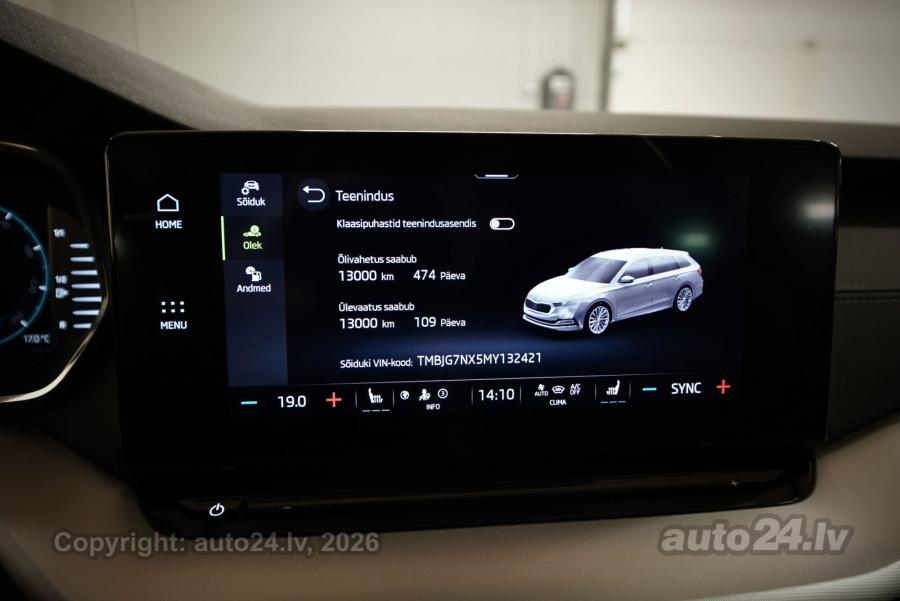 Grey Skoda Octavia 2021 in Tallinn, with an engine capacity of 2.00 L and mileage of 125 thousand km for 16990 €, photo 19 on AUTOMOTO.COM.LV
