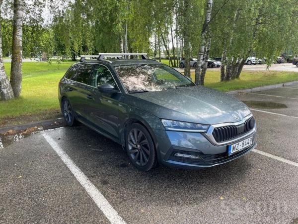 Grey Skoda Octavia 2021 in Riga, with an engine capacity of 1.50 L and mileage of 114 thousand km for 13690 €, photo 3 on AUTOMOTO.COM.LV