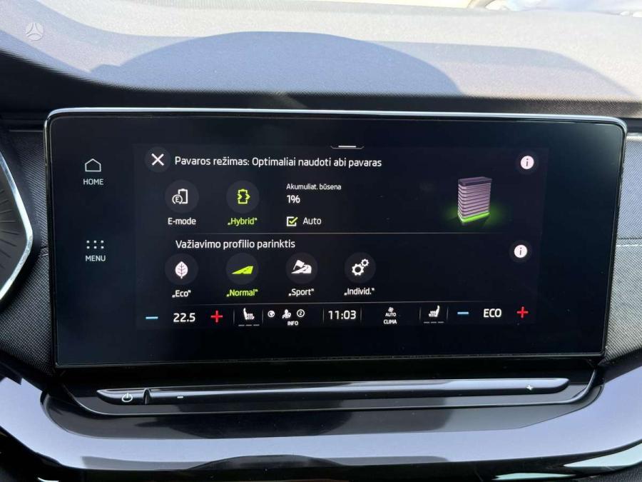 Pelēks Skoda Octavia 2021 Viļņa, ar dzinēja tilpumu 1.40 L un nobraukumu 162 tūkst. km par 15500 €, foto 33 vietnē AUTOMOTO.COM.LV
