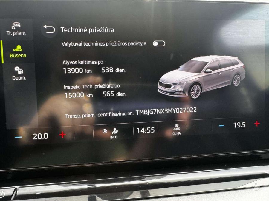 Серый Шкода Октавия 2021 в Вильнюс, объемом двигателя 1.97 л и пробегом 192 тыс. км за 12403 €, фото 27 на AUTOMOTO.COM.LV