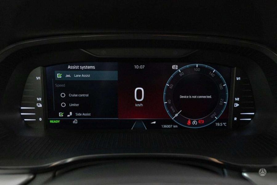 Pelēks Skoda Octavia 2021 Viļņa, ar dzinēja tilpumu 1.40 L un nobraukumu 136 tūkst. km par 19200 €, foto 12 vietnē AUTOMOTO.COM.LV