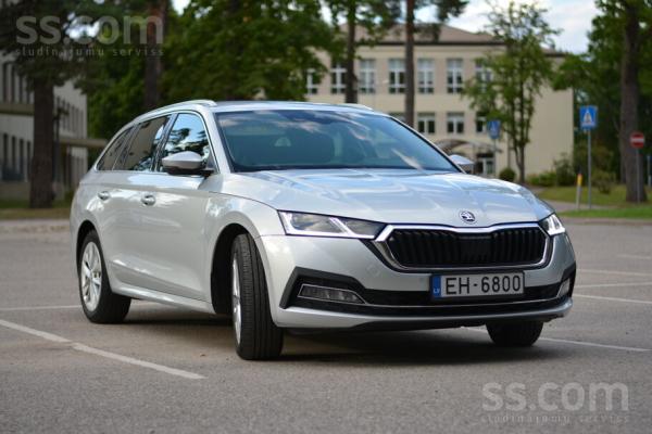 Grey Skoda Octavia 2021 in Riga, with an engine capacity of 1.50 L and mileage of 75 thousand km for 18100 €, photo 3 on AUTOMOTO.COM.LV