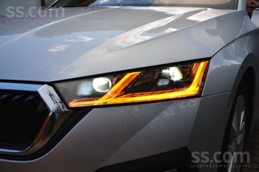 Grey Skoda Octavia 2021 in Riga, with an engine capacity of 1.50 L and mileage of 75 thousand km for 18100 €, photo 9 on AUTOMOTO.COM.LV
