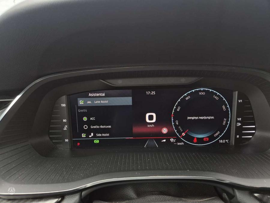 Grey Skoda Octavia 2021 in Siauliai, with an engine capacity of 1.97 L and mileage of 171 thousand km for 23900 €, photo 23 on AUTOMOTO.COM.LV