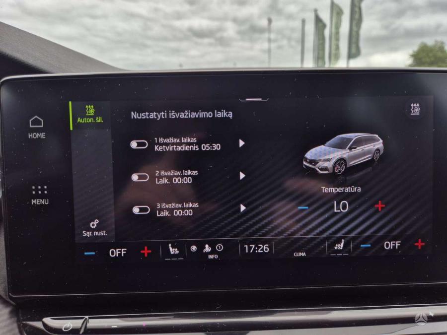 Grey Skoda Octavia 2021 in Siauliai, with an engine capacity of 1.97 L and mileage of 171 thousand km for 23900 €, photo 28 on AUTOMOTO.COM.LV