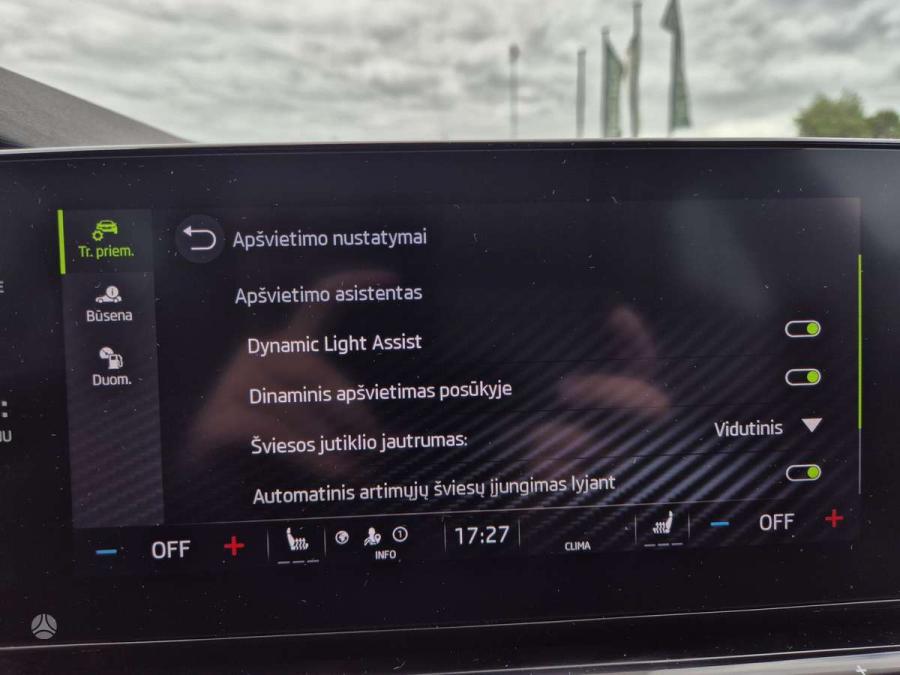 Grey Skoda Octavia 2021 in Siauliai, with an engine capacity of 1.97 L and mileage of 171 thousand km for 23900 €, photo 30 on AUTOMOTO.COM.LV