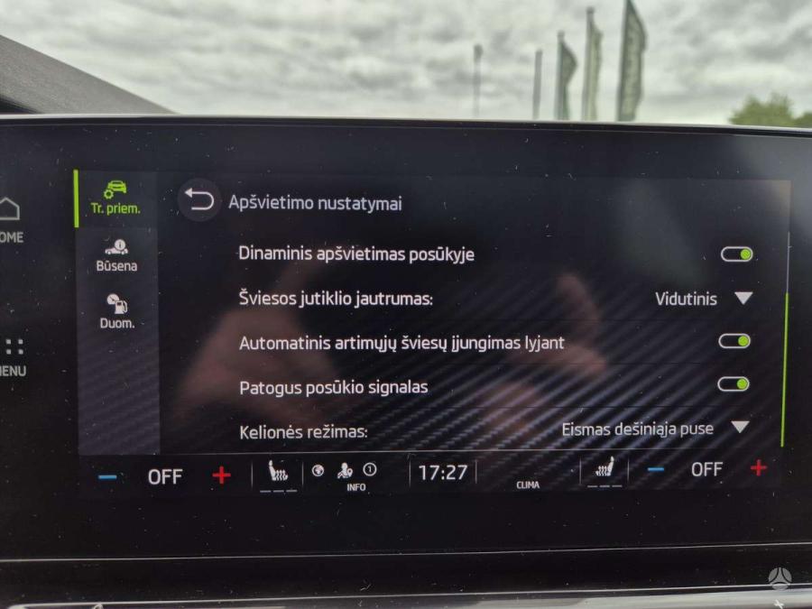 Grey Skoda Octavia 2021 in Siauliai, with an engine capacity of 1.97 L and mileage of 171 thousand km for 23900 €, photo 31 on AUTOMOTO.COM.LV