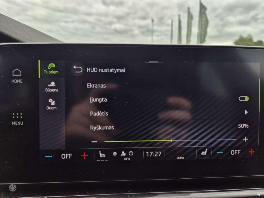 Grey Skoda Octavia 2021 in Siauliai, with an engine capacity of 1.97 L and mileage of 171 thousand km for 23900 €, photo 32 on AUTOMOTO.COM.LV