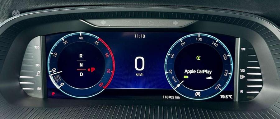 Grey Skoda Octavia 2021 in Kaunas, with an engine capacity of 1.97 L and mileage of 119 thousand km for 15900 €, photo 14 on AUTOMOTO.COM.LV