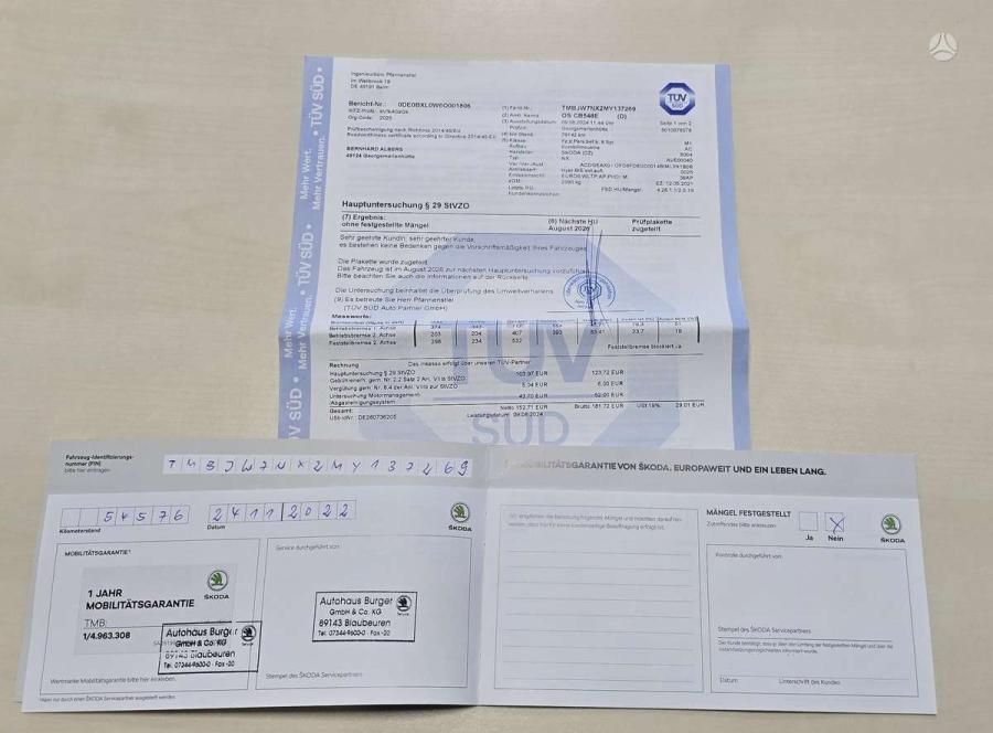 Серый Шкода Октавия 2021 в Шяуляй, объемом двигателя 1.40 л и пробегом 95 тыс. км за 17900 €, фото 36 на AUTOMOTO.COM.LV