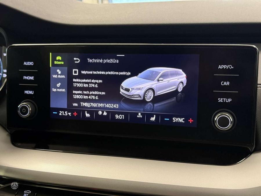 Серый Шкода Октавия 2021 в Каунас, объемом двигателя 1.97 л и пробегом 142 тыс. км за 15900 €, фото 19 на AUTOMOTO.COM.LV