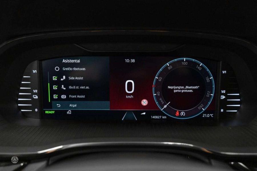 Grey Skoda Octavia 2021 in Vilnius, with an engine capacity of 1.40 L and mileage of 141 thousand km for 18950 €, photo 13 on AUTOMOTO.COM.LV