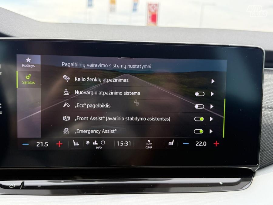 Grey Skoda Octavia 2022 in Vilnius, with an engine capacity of 1.50 L and mileage of 200 thousand km for 13999 €, photo 36 on AUTOMOTO.COM.LV