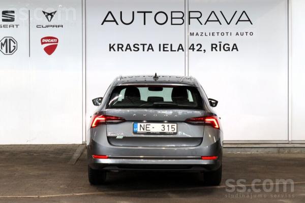 Grey Skoda Octavia 2022 in Riga, with an engine capacity of 2.00 L and mileage of 110 thousand km for 16600 €, photo 7 on AUTOMOTO.COM.LV
