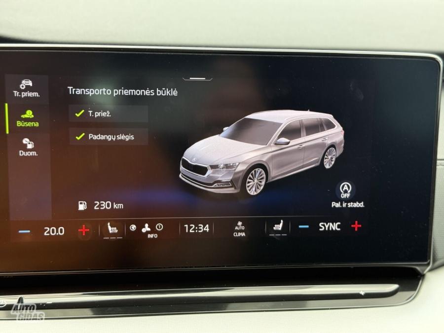 Grey Skoda Octavia 2022 in Vilnius, with an engine capacity of 2.00 L and mileage of 204 thousand km for 14500 €, photo 37 on AUTOMOTO.COM.LV