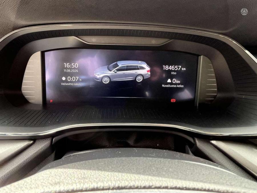 Grey Skoda Octavia 2022 in Kaunas, with an engine capacity of 1.97 L and mileage of 185 thousand km for 13950 €, photo 18 on AUTOMOTO.COM.LV