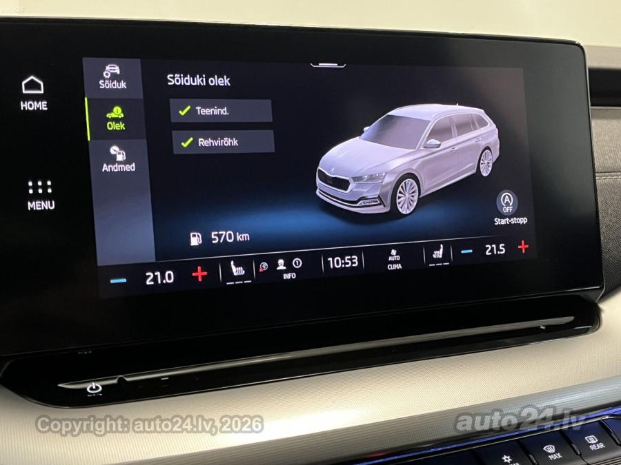 Pelēks Skoda Octavia 2022 Tallina, ar dzinēja tilpumu 2.00 L un nobraukumu 162 tūkst. km par 16900 €, foto 9 vietnē AUTOMOTO.COM.LV