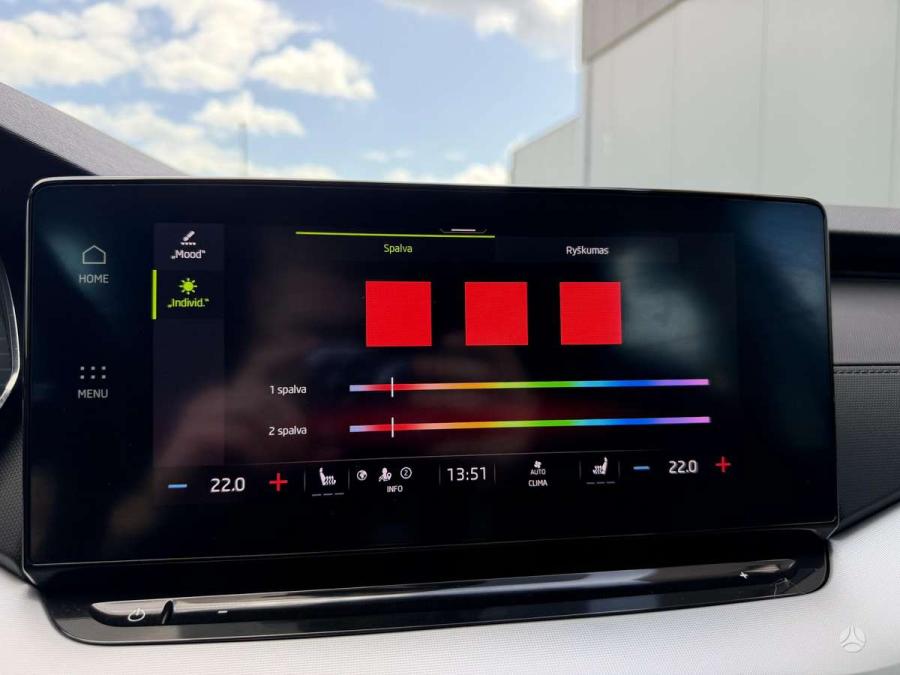 Pelēks Skoda Octavia 2022 Kauņa, ar dzinēja tilpumu 1.50 L un nobraukumu 184 tūkst. km par 15300 €, foto 33 vietnē AUTOMOTO.COM.LV