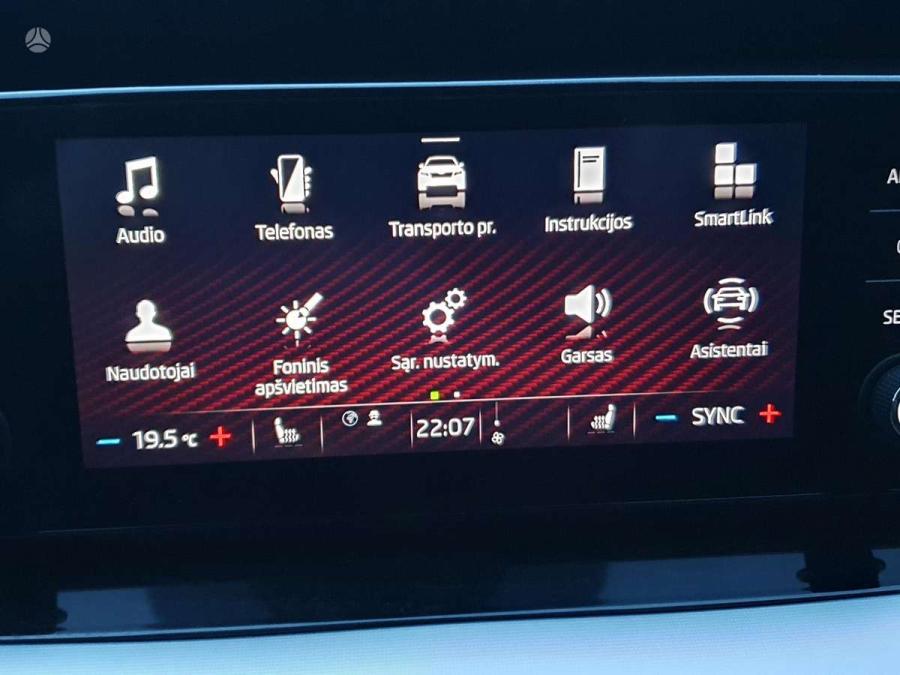 Pelēks Skoda Octavia 2022 Viļņa, ar dzinēja tilpumu 1.97 L un nobraukumu 206 tūkst. km par 12700 €, foto 20 vietnē AUTOMOTO.COM.LV