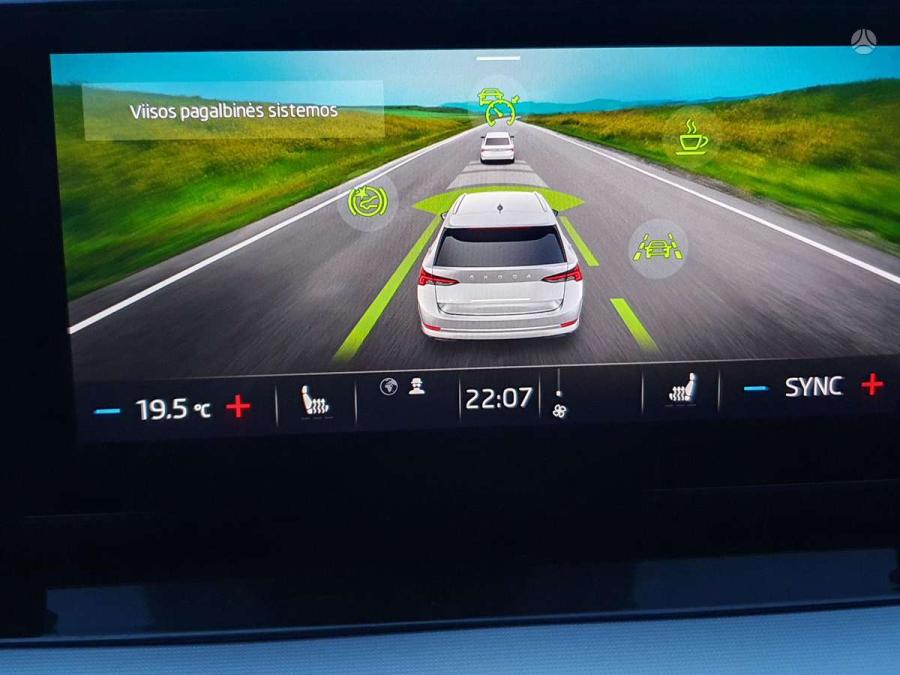 Pelēks Skoda Octavia 2022 Viļņa, ar dzinēja tilpumu 1.97 L un nobraukumu 206 tūkst. km par 12700 €, foto 22 vietnē AUTOMOTO.COM.LV