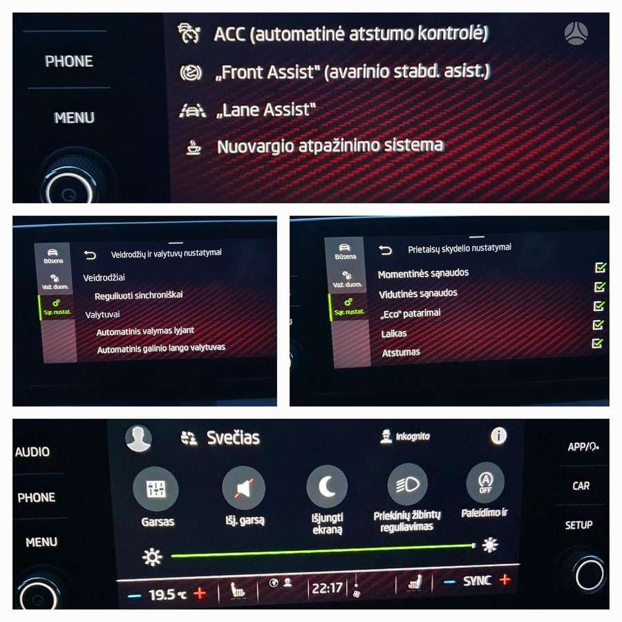 Pelēks Skoda Octavia 2022 Viļņa, ar dzinēja tilpumu 1.97 L un nobraukumu 206 tūkst. km par 12700 €, foto 24 vietnē AUTOMOTO.COM.LV