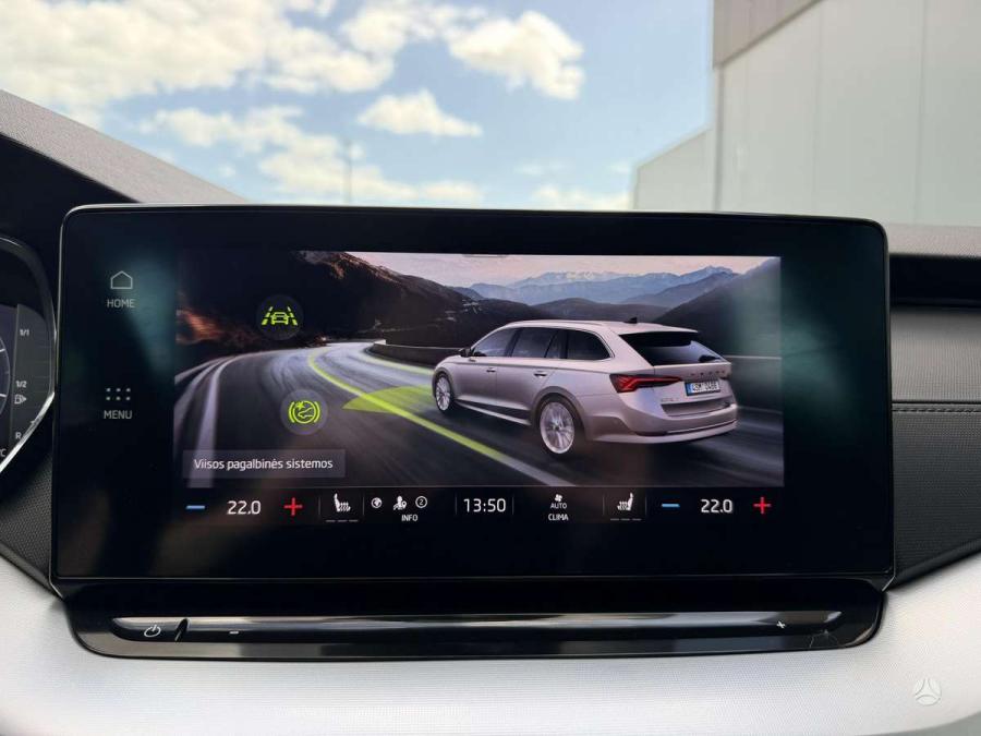 Grey Skoda Octavia 2022 in Kaunas, with an engine capacity of 1.50 L and mileage of 184 thousand km for 14900 €, photo 28 on AUTOMOTO.COM.LV