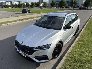 Grey Skoda Octavia 2022 in Riga, with an engine capacity of 1.50 L and mileage of 30 thousand km for 17350 €, photo 17 on AUTOMOTO.COM.LV