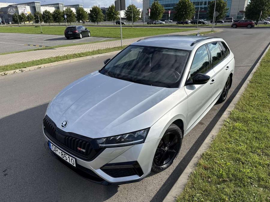 Grey Skoda Octavia 2022 in Riga, with an engine capacity of 1.50 L and mileage of 30 thousand km for 17350 €, photo 17 on AUTOMOTO.COM.LV