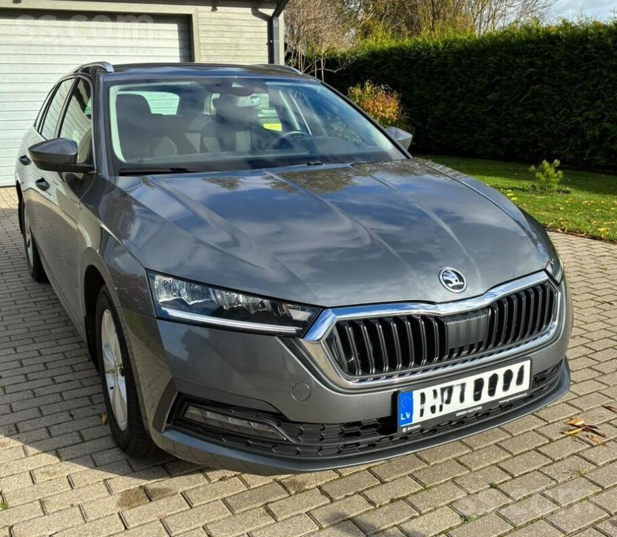 Grey Skoda Octavia 2022 in Riga, with an engine capacity of 2.00 L and mileage of 106 thousand km for 16700 €, photo 1 on AUTOMOTO.COM.LV