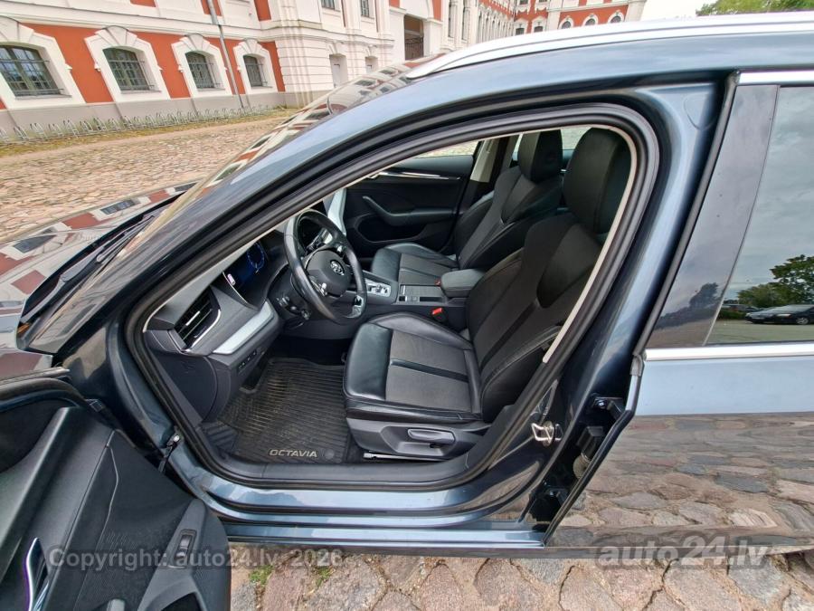 Grey Skoda Octavia 2022 in Jelgava, with an engine capacity of 2.00 L and mileage of 93 thousand km for 18550 €, photo 8 on AUTOMOTO.COM.LV