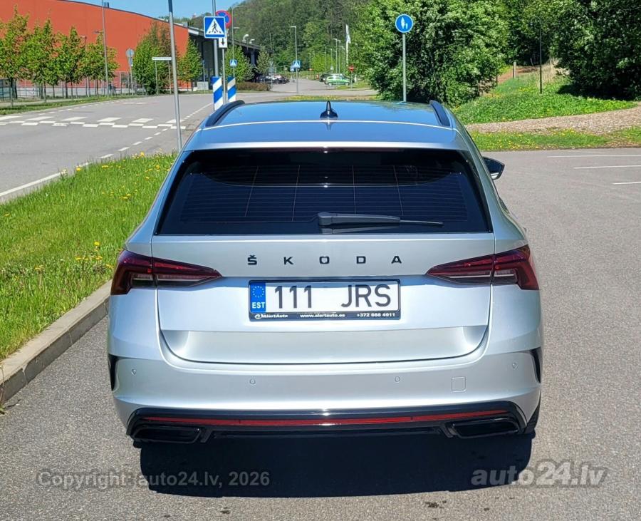 Grey Skoda Octavia 2023 in Tallinn, with an engine capacity of 1.40 L and mileage of 13 thousand km for 32600 €, photo 7 on AUTOMOTO.COM.LV