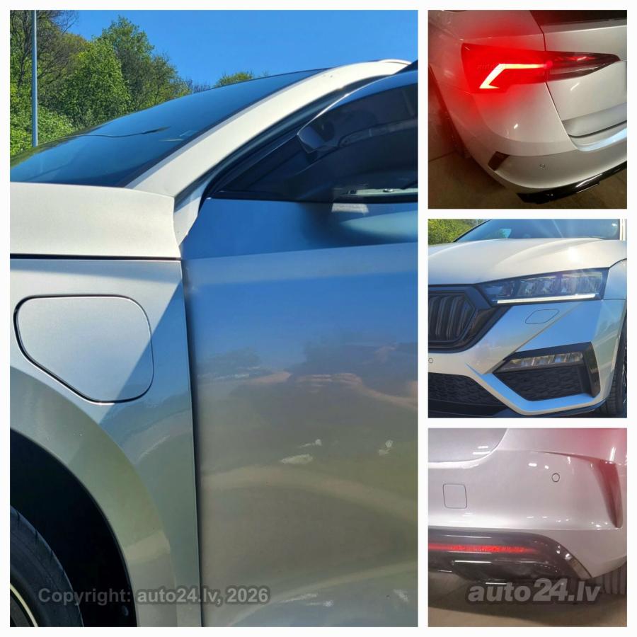 Grey Skoda Octavia 2023 in Tallinn, with an engine capacity of 1.40 L and mileage of 13 thousand km for 32600 €, photo 9 on AUTOMOTO.COM.LV