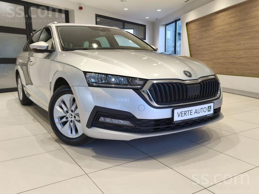 Grey Skoda Octavia 2023 in Riga, with an engine capacity of 1.00 L and mileage of 114 thousand km for 16990 €, photo 1 on AUTOMOTO.COM.LV