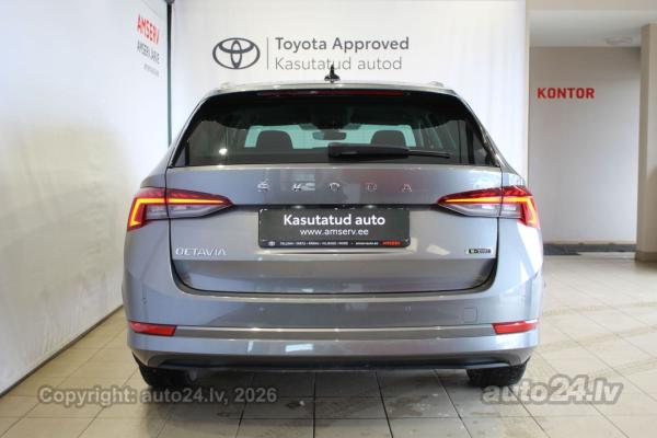 Grey Skoda Octavia 2023 in Tallinn, with an engine capacity of 1.50 L and mileage of 98 thousand km for 21490 €, photo 4 on AUTOMOTO.COM.LV