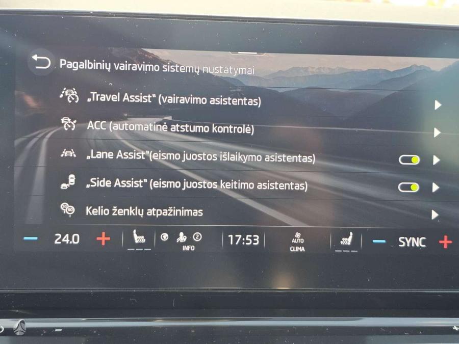 Grey Skoda Octavia 2023 in Vilnius, with an engine capacity of 1.97 L and mileage of 191 thousand km for 14900 €, photo 24 on AUTOMOTO.COM.LV
