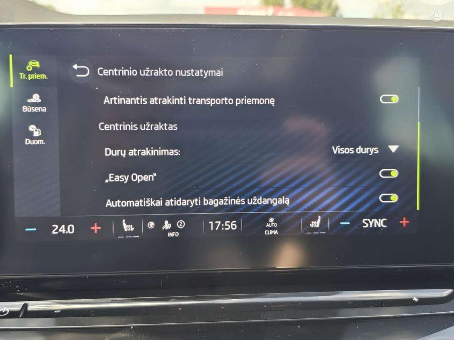 Grey Skoda Octavia 2023 in Vilnius, with an engine capacity of 1.97 L and mileage of 191 thousand km for 14900 €, photo 26 on AUTOMOTO.COM.LV