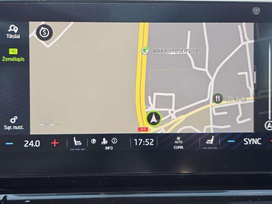 Grey Skoda Octavia 2023 in Vilnius, with an engine capacity of 1.97 L and mileage of 191 thousand km for 14900 €, photo 33 on AUTOMOTO.COM.LV