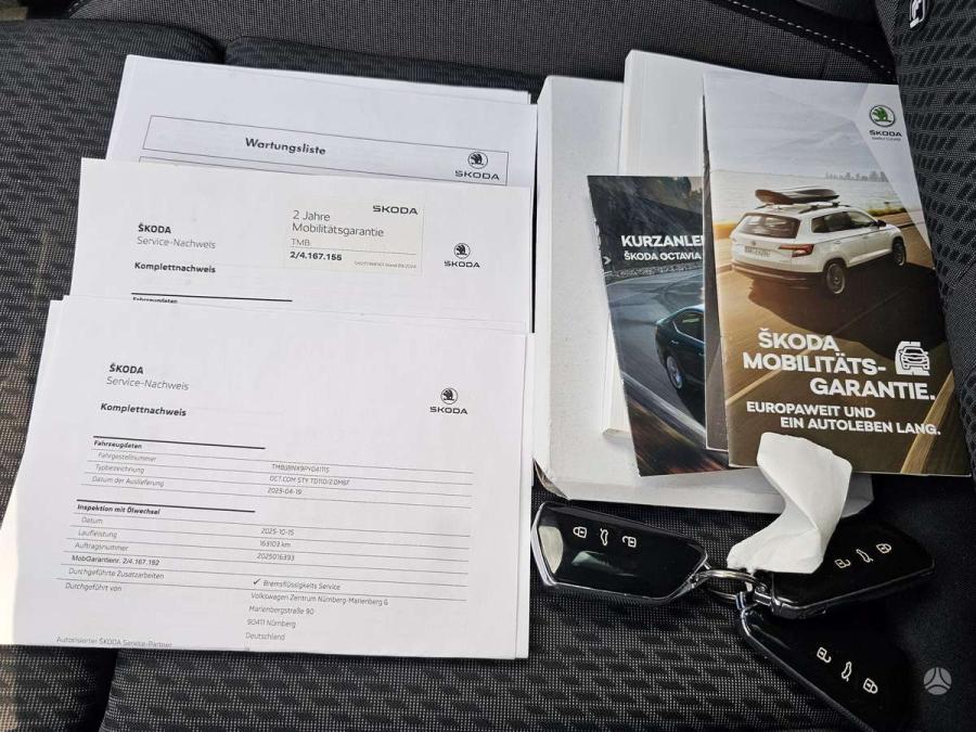 Grey Skoda Octavia 2023 in Vilnius, with an engine capacity of 1.97 L and mileage of 191 thousand km for 14900 €, photo 40 on AUTOMOTO.COM.LV
