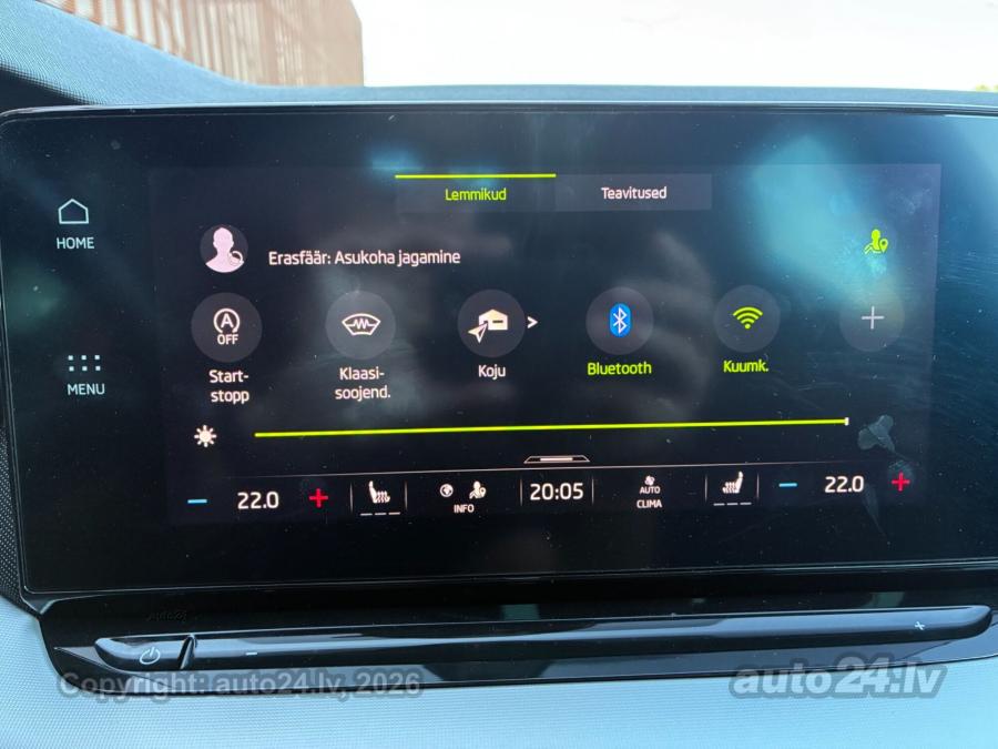 Pelēks Skoda Octavia 2023 Tartu, ar dzinēja tilpumu 2.00 L un nobraukumu 59 tūkst. km par 26900 €, foto 13 vietnē AUTOMOTO.COM.LV