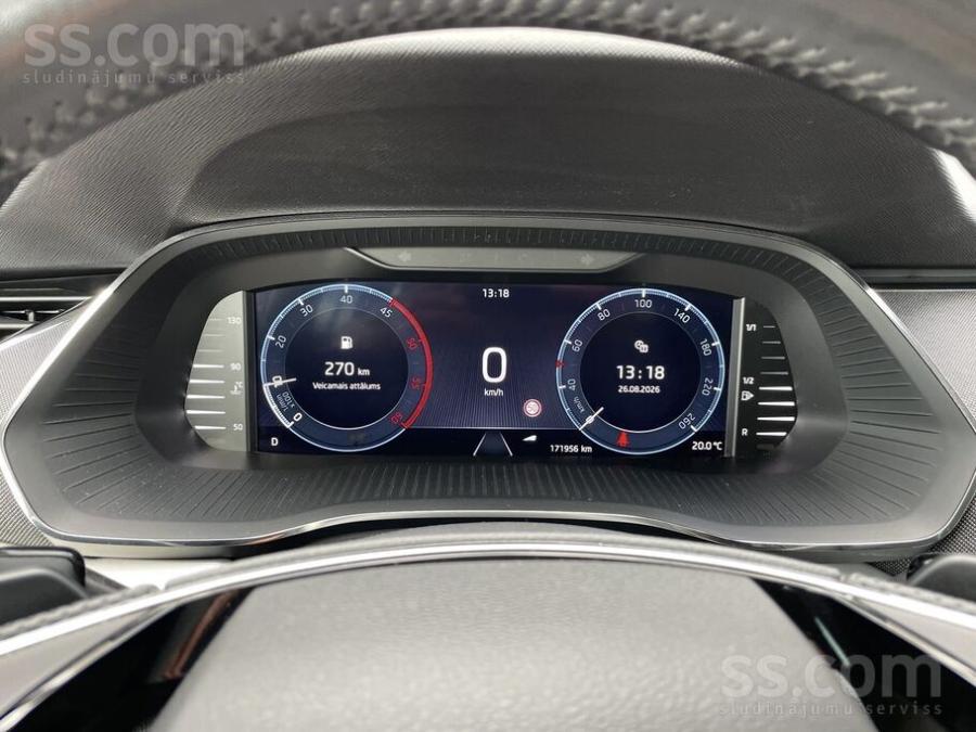Grey Skoda Octavia 2023 in Riga, with an engine capacity of 2.00 L and mileage of 172 thousand km for 15990 €, photo 29 on AUTOMOTO.COM.LV