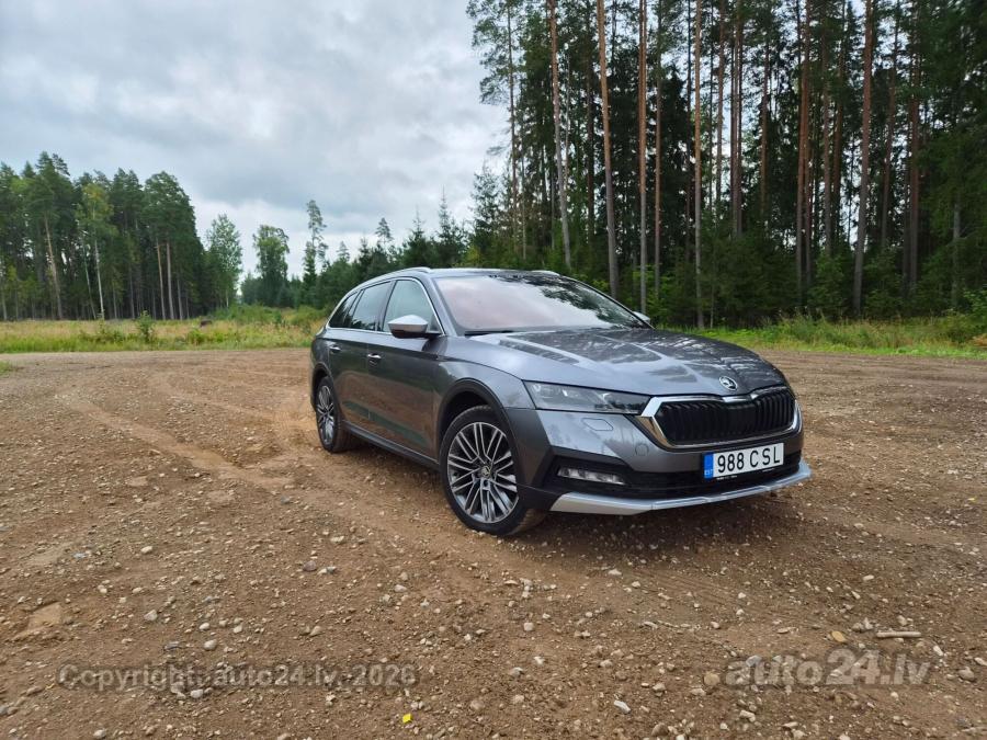 Pelēks Skoda Octavia 2023 Veru, ar dzinēja tilpumu 2.00 L un nobraukumu 41 tūkst. km par 35000 €, foto 1 vietnē AUTOMOTO.COM.LV