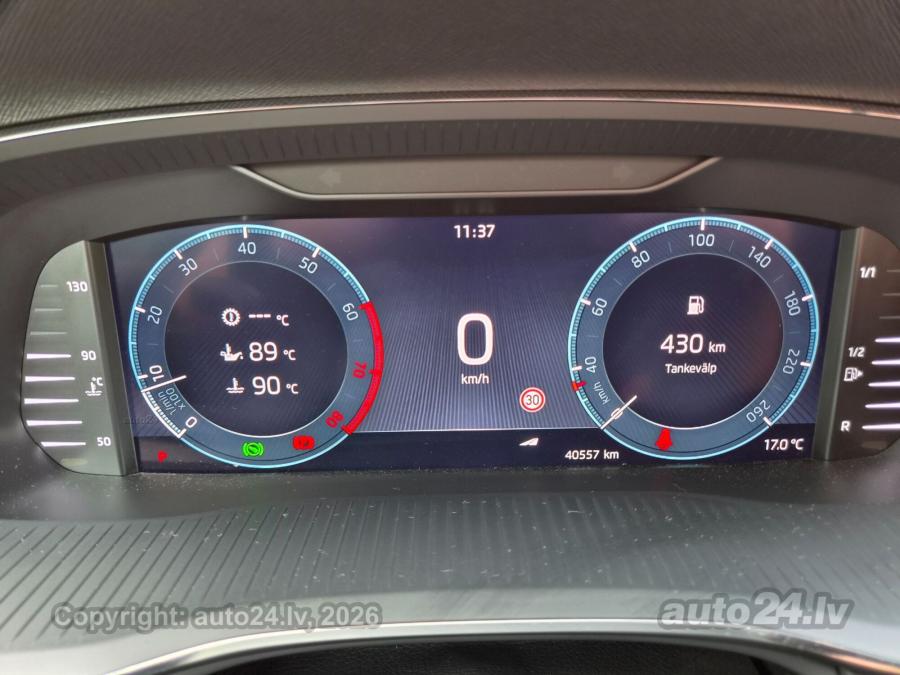 Pelēks Skoda Octavia 2023 Veru, ar dzinēja tilpumu 2.00 L un nobraukumu 41 tūkst. km par 35000 €, foto 9 vietnē AUTOMOTO.COM.LV