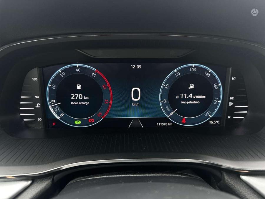 Grey Skoda Octavia 2023 in Vilkaviskis, with an engine capacity of 1.97 L and mileage of 112 thousand km for 16600 €, photo 11 on AUTOMOTO.COM.LV