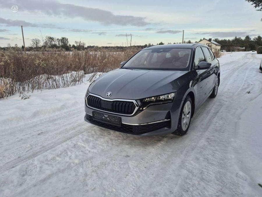 Серый Шкода Октавия 2024 в Каунас, объемом двигателя 0.00 л и пробегом 52 тыс. км за 21500 €, фото 1 на AUTOMOTO.COM.LV