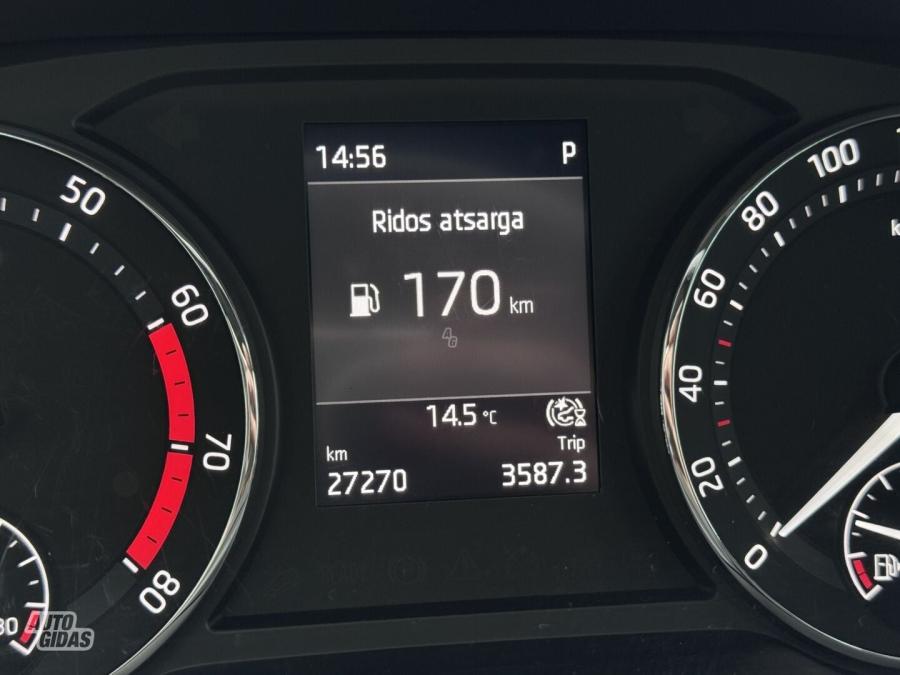 Pelēks Skoda Octavia 2024 Avižieniai, ar dzinēja tilpumu 1.50 L un nobraukumu 27 tūkst. km par 22500 €, foto 13 vietnē AUTOMOTO.COM.LV