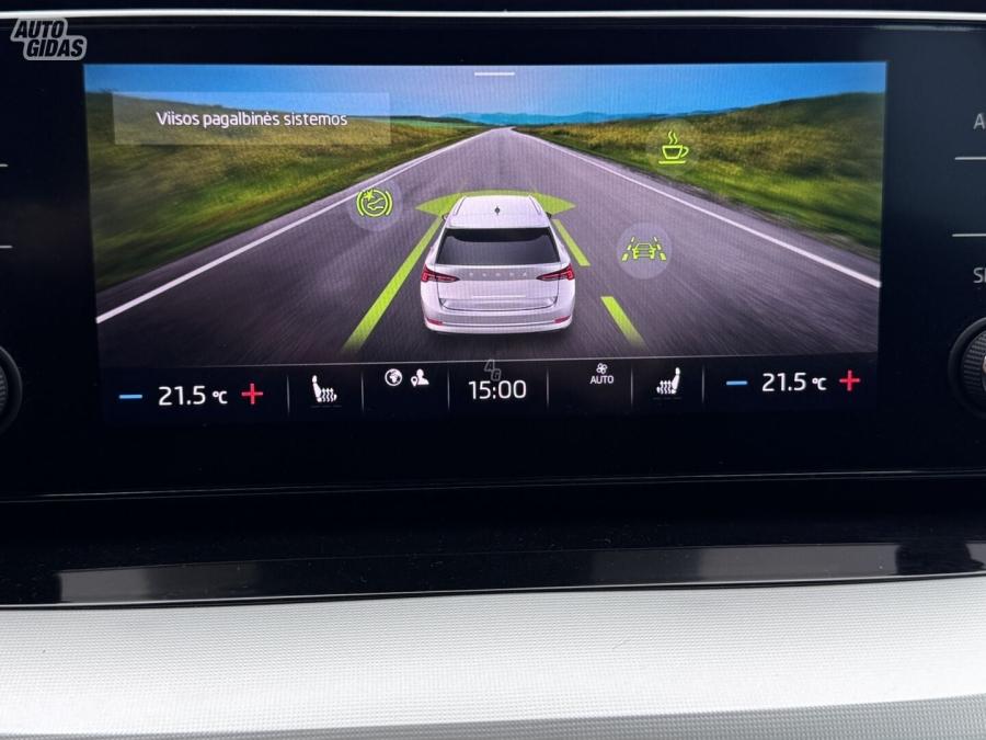 Pelēks Skoda Octavia 2024 Avižieniai, ar dzinēja tilpumu 1.50 L un nobraukumu 27 tūkst. km par 22500 €, foto 21 vietnē AUTOMOTO.COM.LV