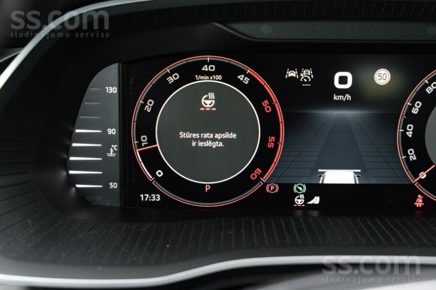 Grey Skoda Octavia 2024 in Riga, with an engine capacity of 2.00 L and mileage of 27 thousand km for 24500 €, photo 12 on AUTOMOTO.COM.LV
