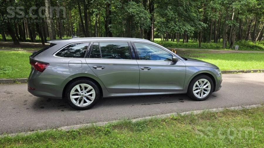 Grey Skoda Octavia 2024 in Riga, with an engine capacity of 2.00 L and mileage of 128 thousand km for 17400 €, photo 7 on AUTOMOTO.COM.LV