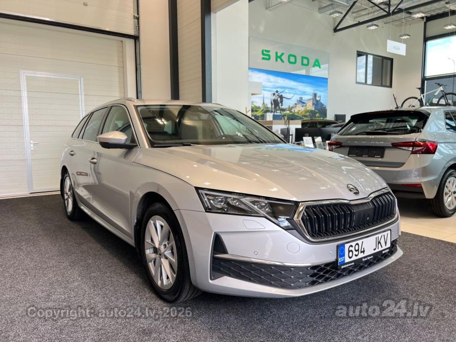 Grey Skoda Octavia 2024 in Rakvere, with an engine capacity of 2.00 L and mileage of 51 thousand km for 25700 €, photo 3 on AUTOMOTO.COM.LV