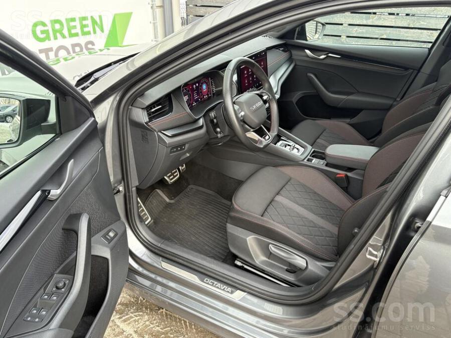 Pelēks Skoda Octavia 2025 Rīga, ar dzinēja tilpumu 2.00 L un nobraukumu 21 tūkst. km par 34500 €, foto 13 vietnē AUTOMOTO.COM.LV